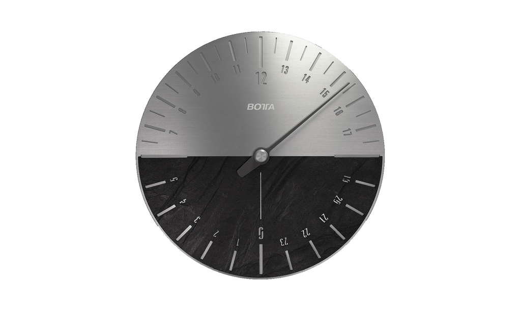 Buy UNO 24-hour slate design wall clock – Made in Germany