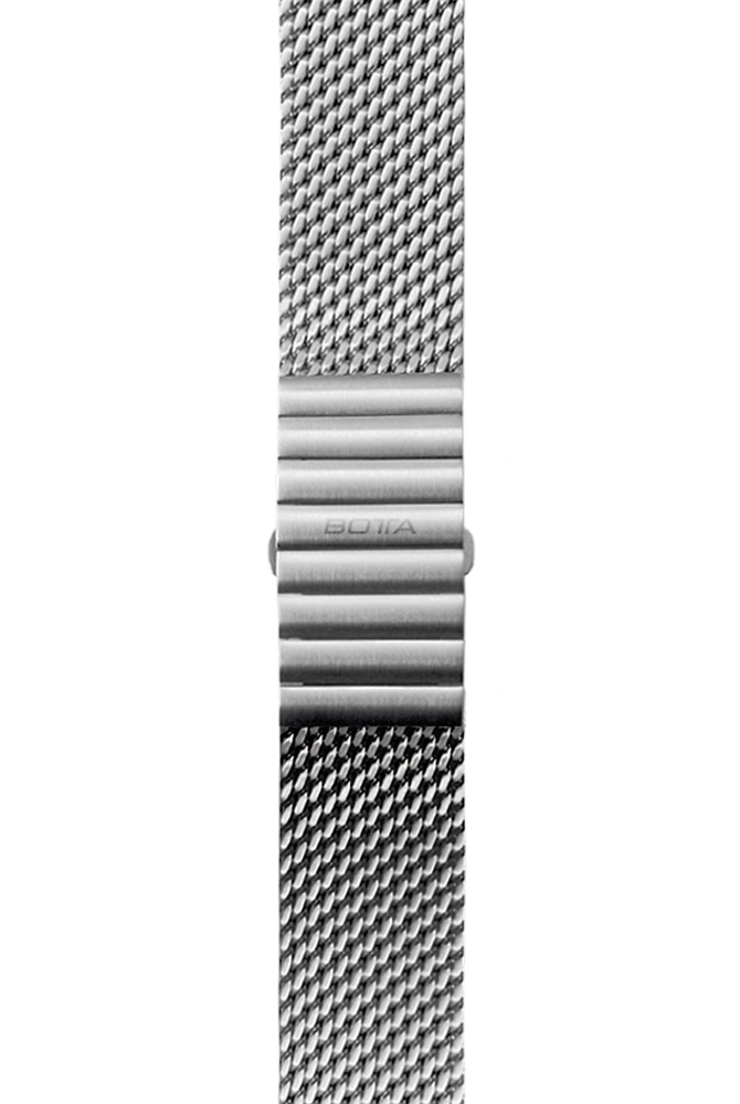 Elegant Milanese Strap in black, silver or gold | BOTTA design
